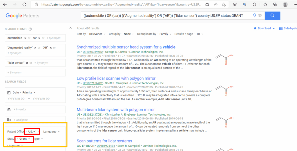 A Definitive Guide for Google Patent Search | TT Consultants